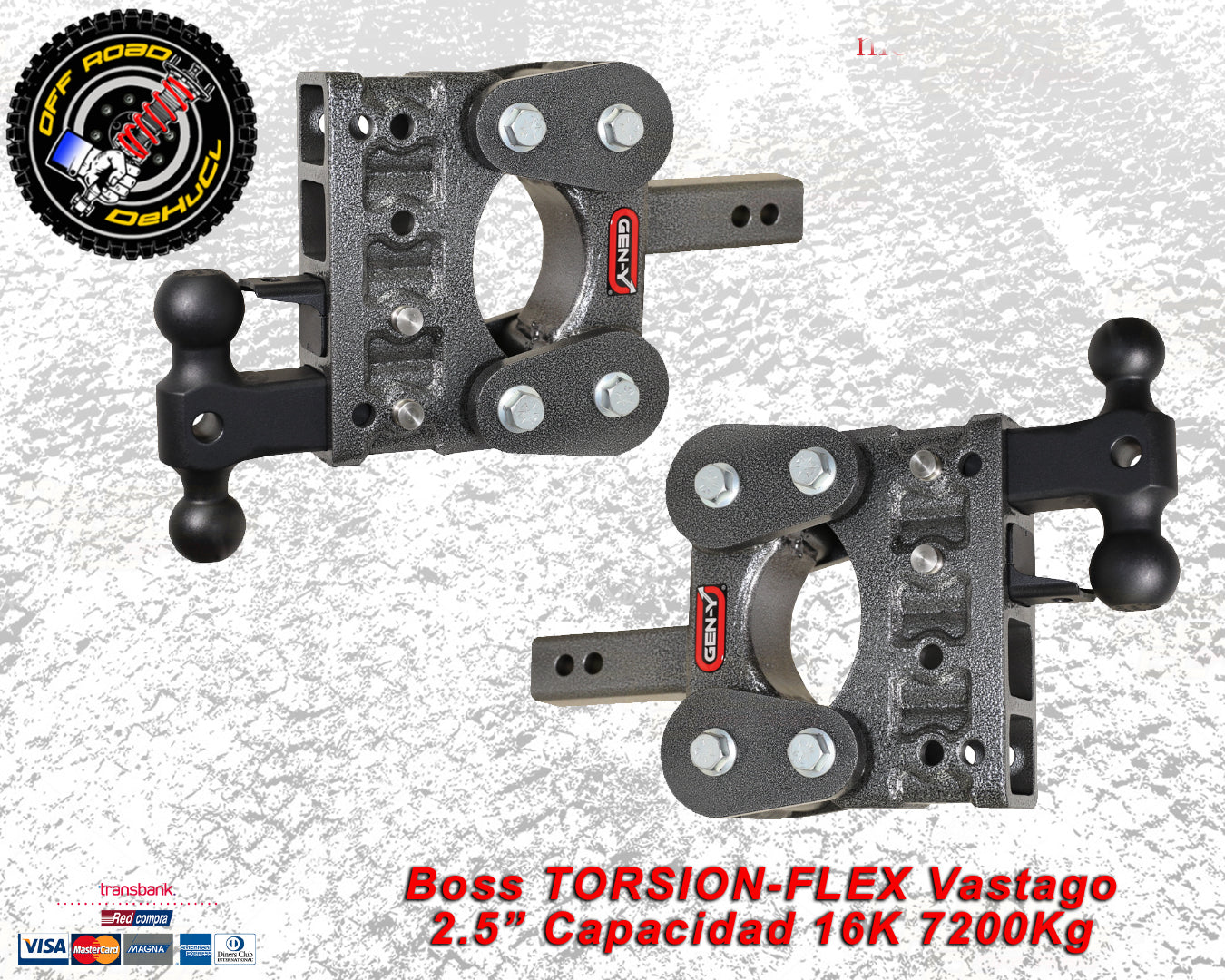 Boss TORSION-FLEX 2.5" – Dejando Huellas Off Road (DEHUCL)