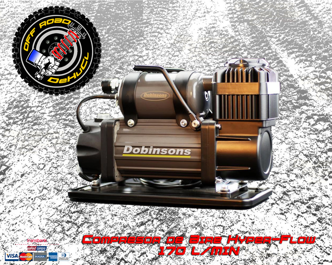 Compresor HYPER-FLOW de 170 L/MIN – Dejando Huellas Off Road (DEHUCL)